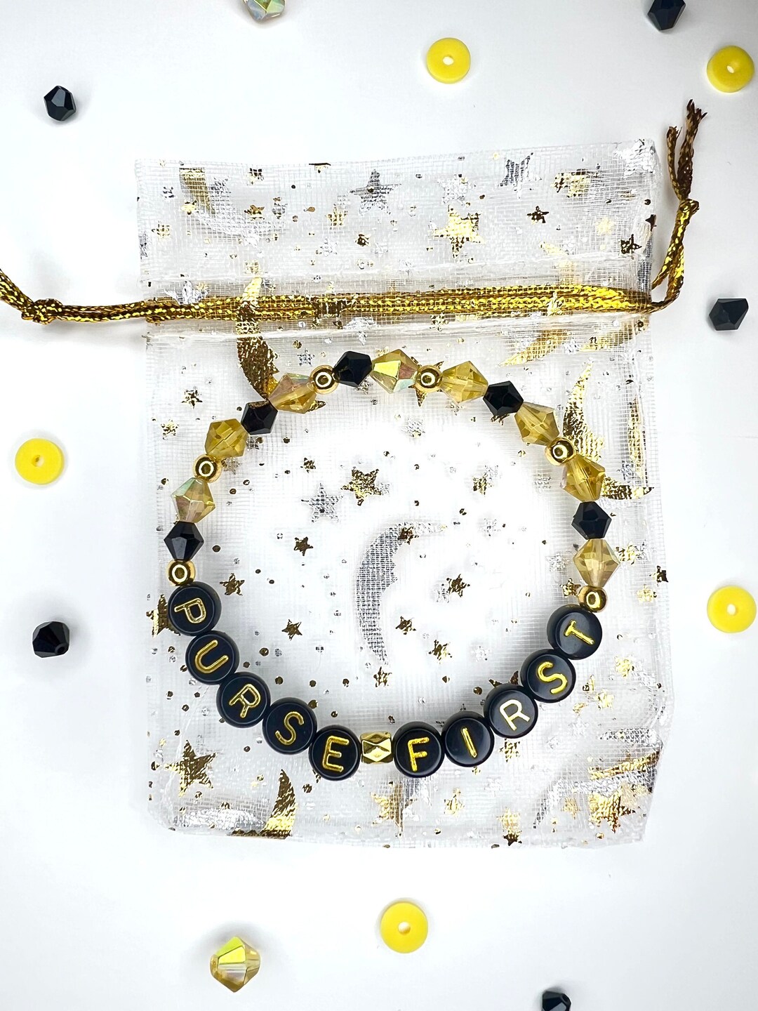 Bob the Drag Queen Inspired "purse First" Crystal Beaded Bracelet - Etsy