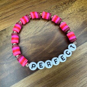 P!nk Inspired Stretchy Clay Beaded Bracelets for Summer Carnival Tour ...