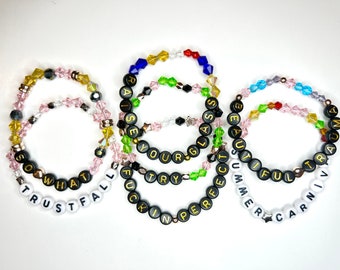 Pnk Pink Singer Inspired Dainty Adjustable Bracelet Summer Carnival ...