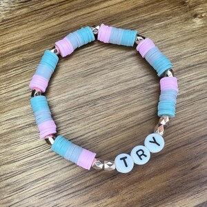 P!nk Inspired Stretchy Clay Beaded Bracelets for Summer Carnival Tour ...