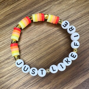 P!nk Inspired Stretchy Clay Beaded Bracelets for Summer Carnival Tour ...