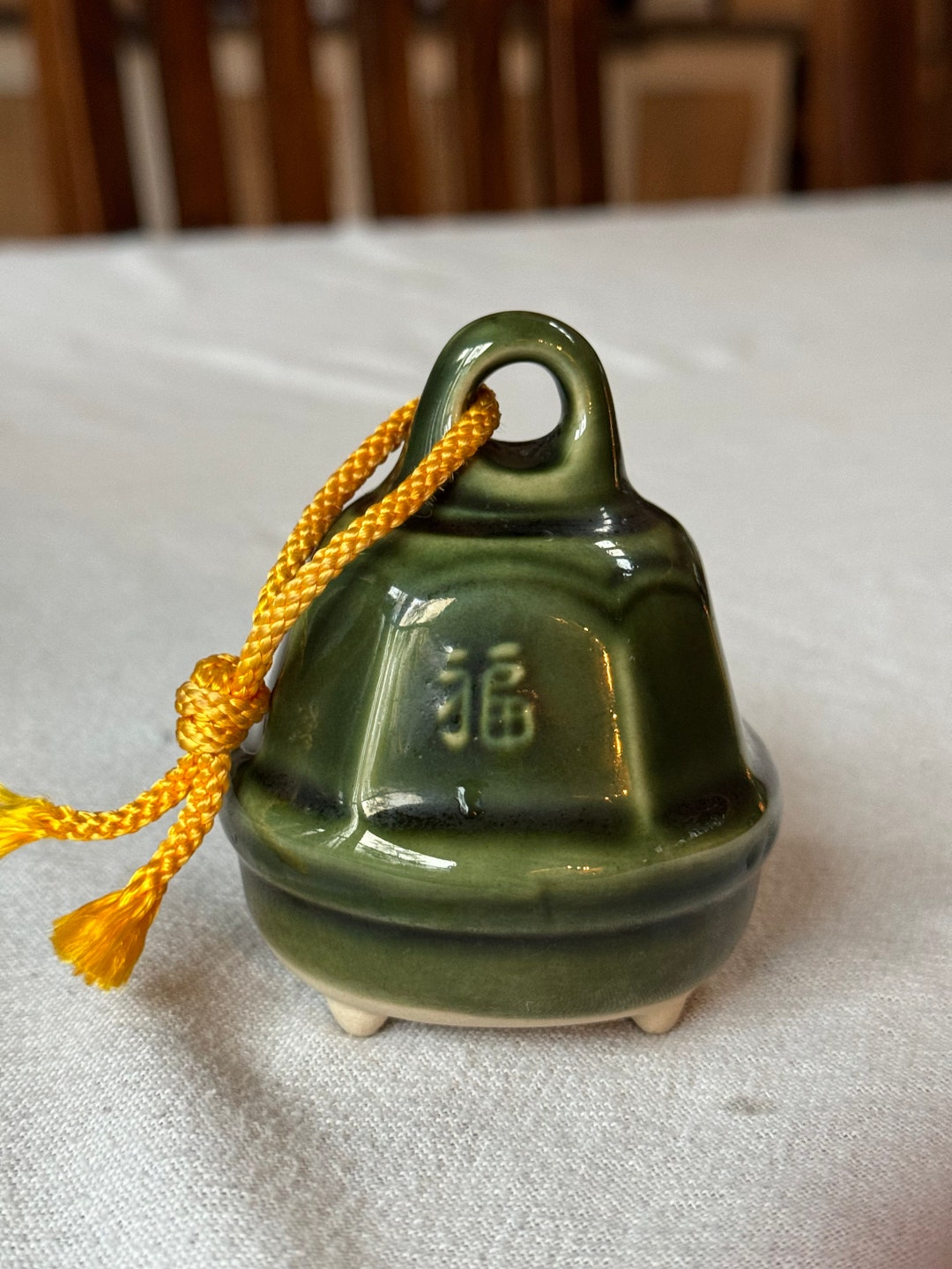Small Ceramic Asian Bell - Etsy