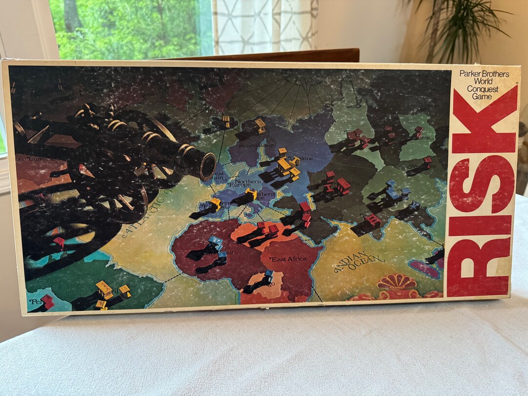 1980s Era Vintage Risk Board Game - Etsy