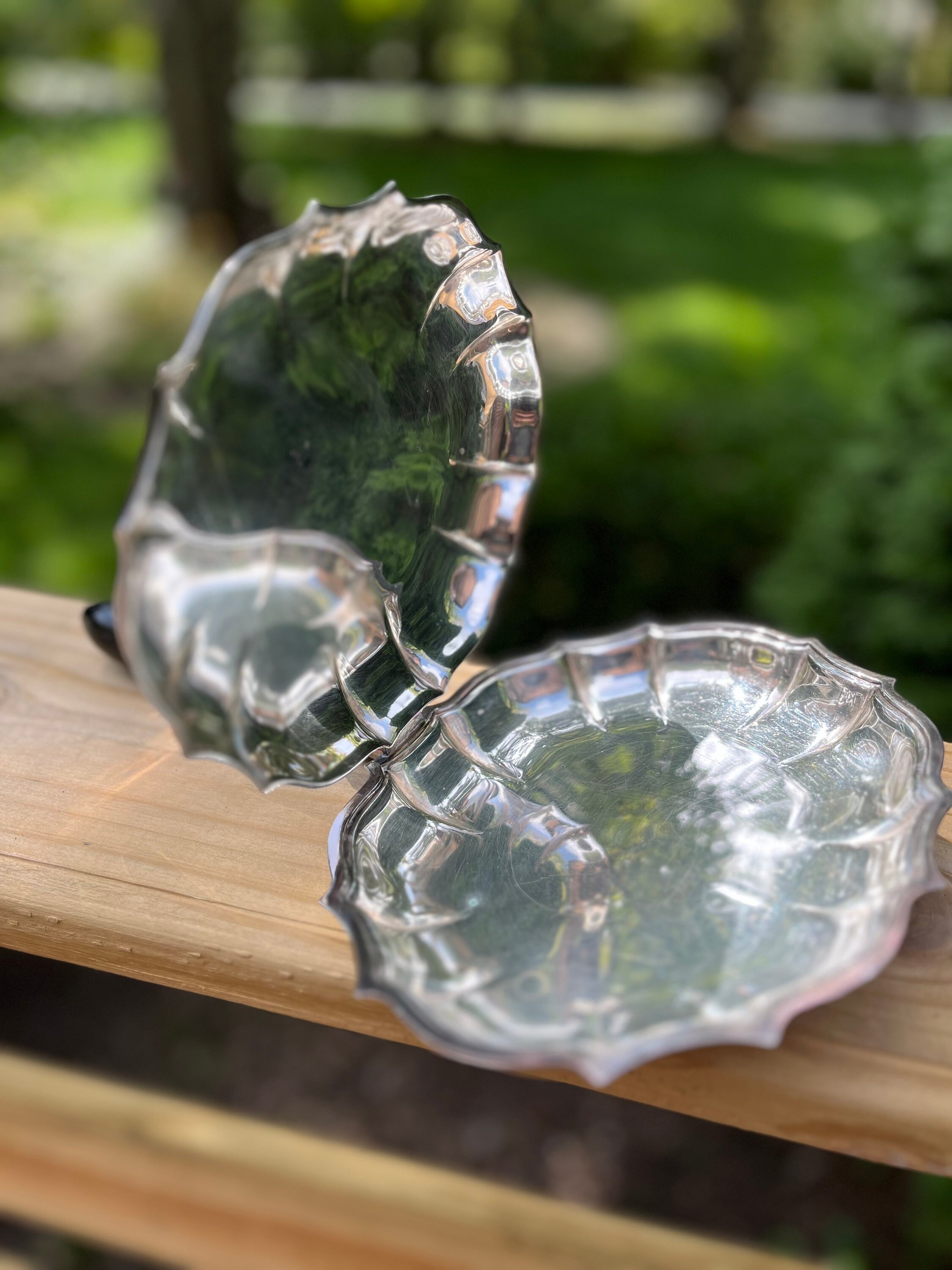 Antique Chippendale International Silver Silent Butler Crumb Tray - Etsy