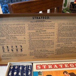 Stratego 1970s Vintage Board Game - Etsy