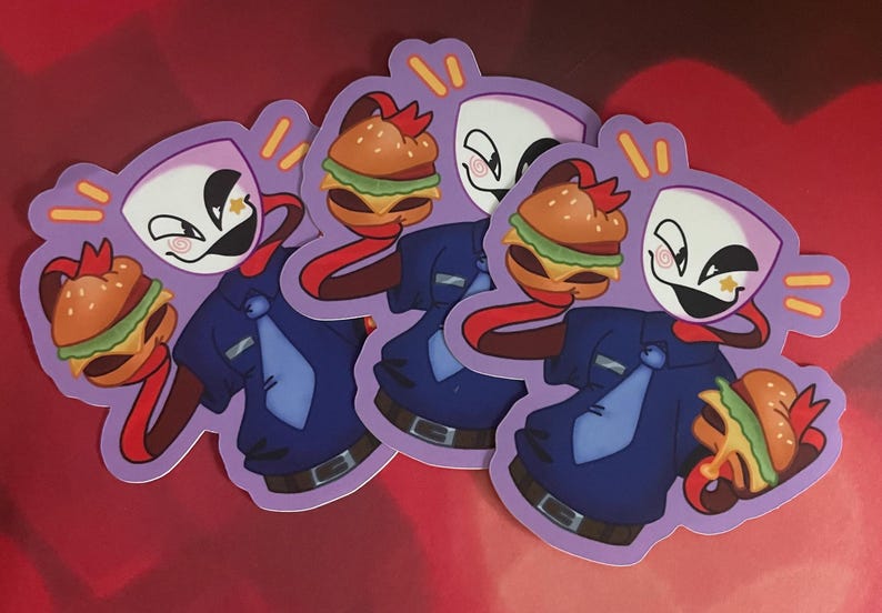 Gangle, Amazing Digital Circus Matte Sticker - Etsy