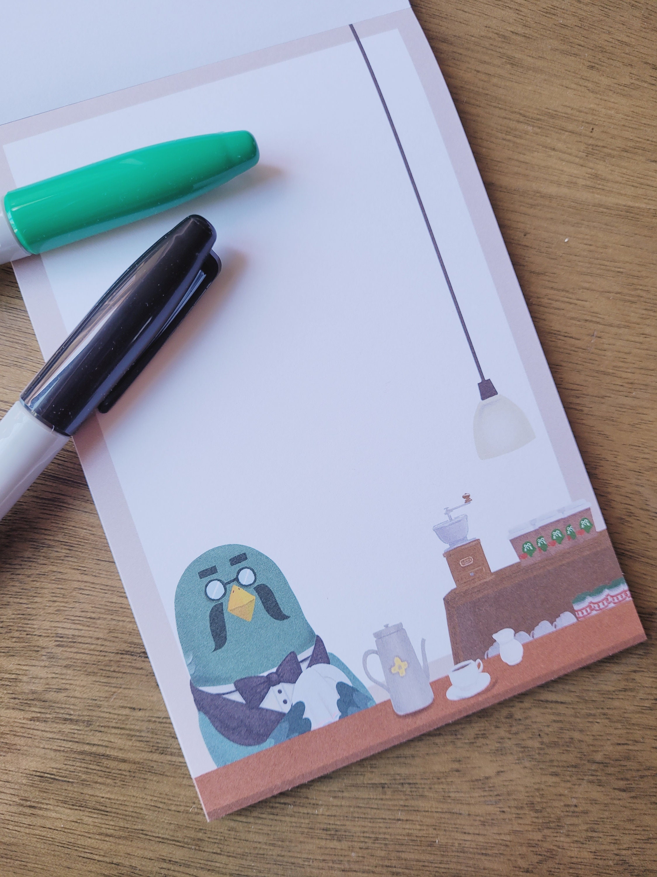 Animal Crossing Brewster's the Roost Notepad - Etsy