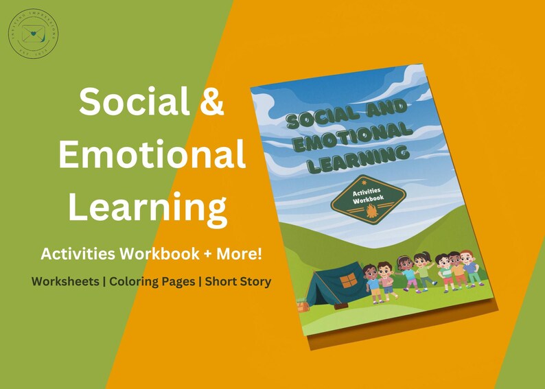 Social and Emotional Learning Activities Workbook, Worksheets, Coloring ...