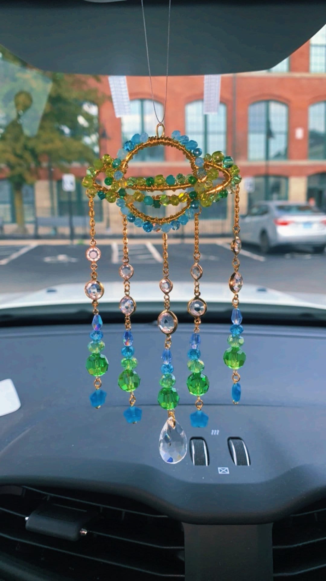 Saturn Car Sun Catcher,car Charm,rearviewmirror Hanging,handmade ...