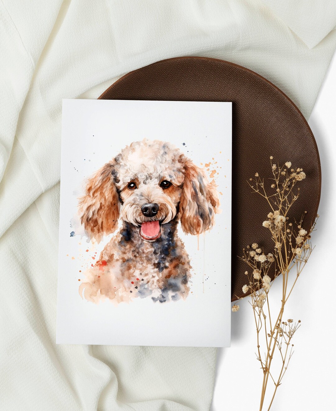 Poodle Card Set . Note Cards . Poodle . Greeting Cards . Watercolor Dog ...