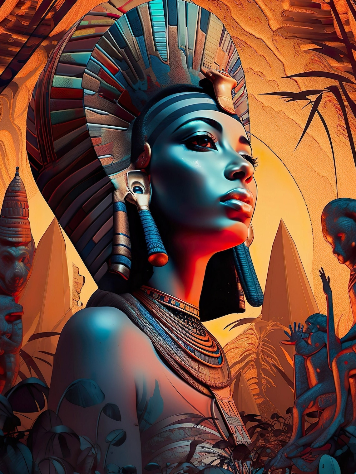 INFINITE GODDESS | Afrofuturism - Wall Art - African American Art ...
