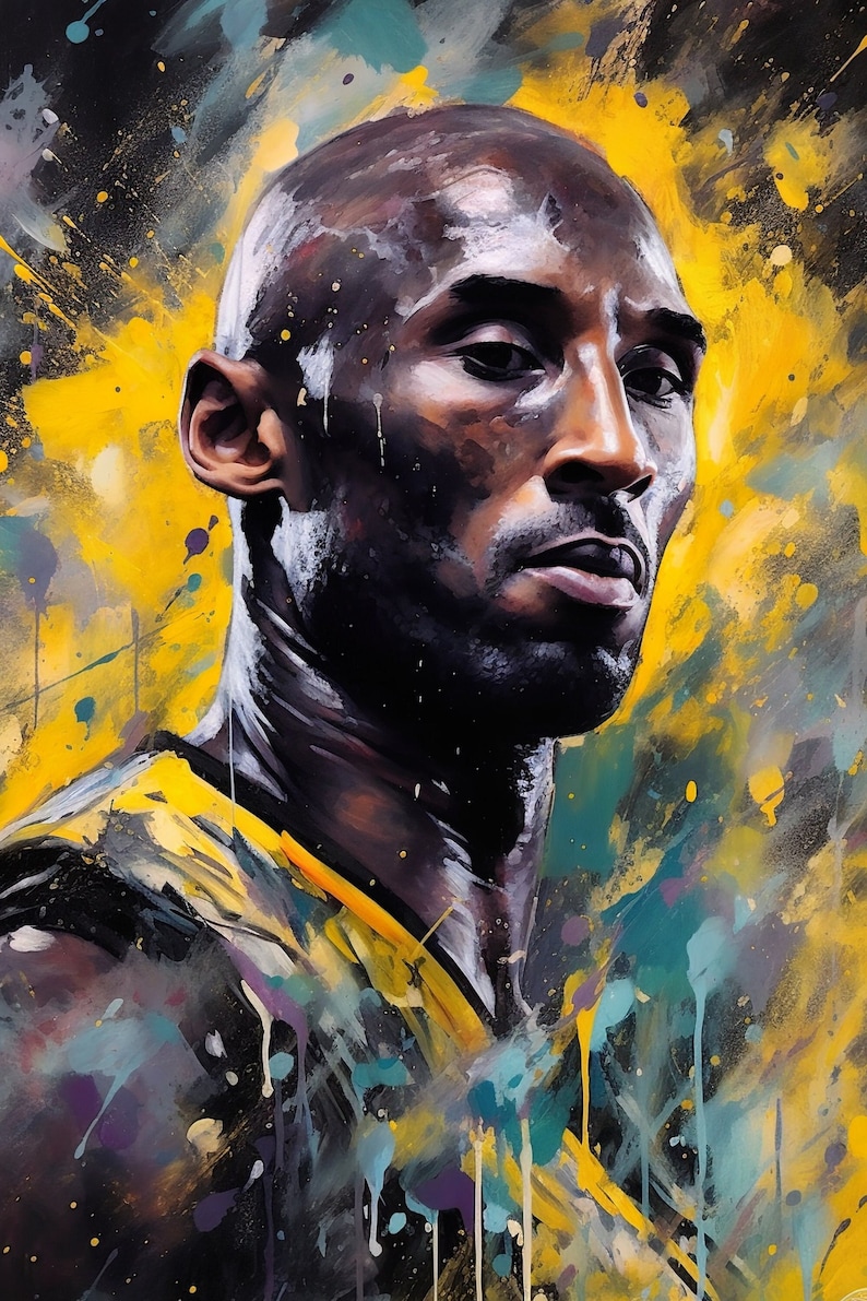 KOBE BRYANT | Wall Art - Basketball Poster - Sports - Man Cave - Game ...