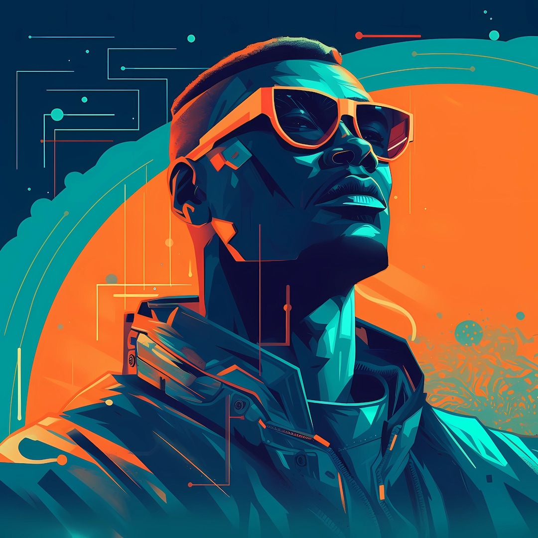 SYNTH WAVY | Wall Art - Afrofuturism - Black Art - Poster - African ...