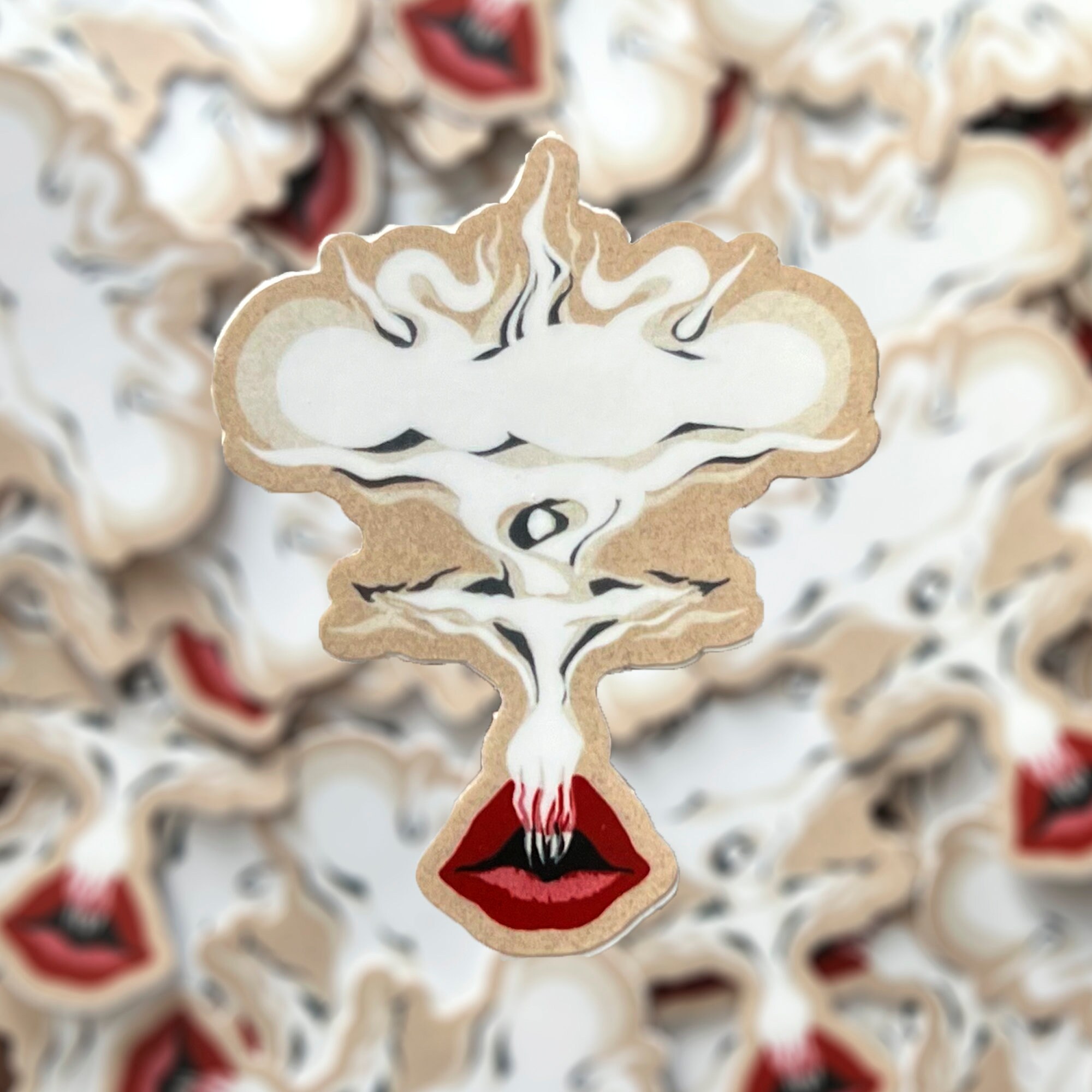 Atomic Smoke - Vinyl Sticker - Etsy