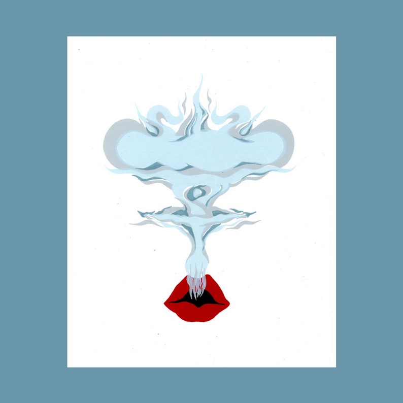 Atomic Smoke V2 Print - Etsy