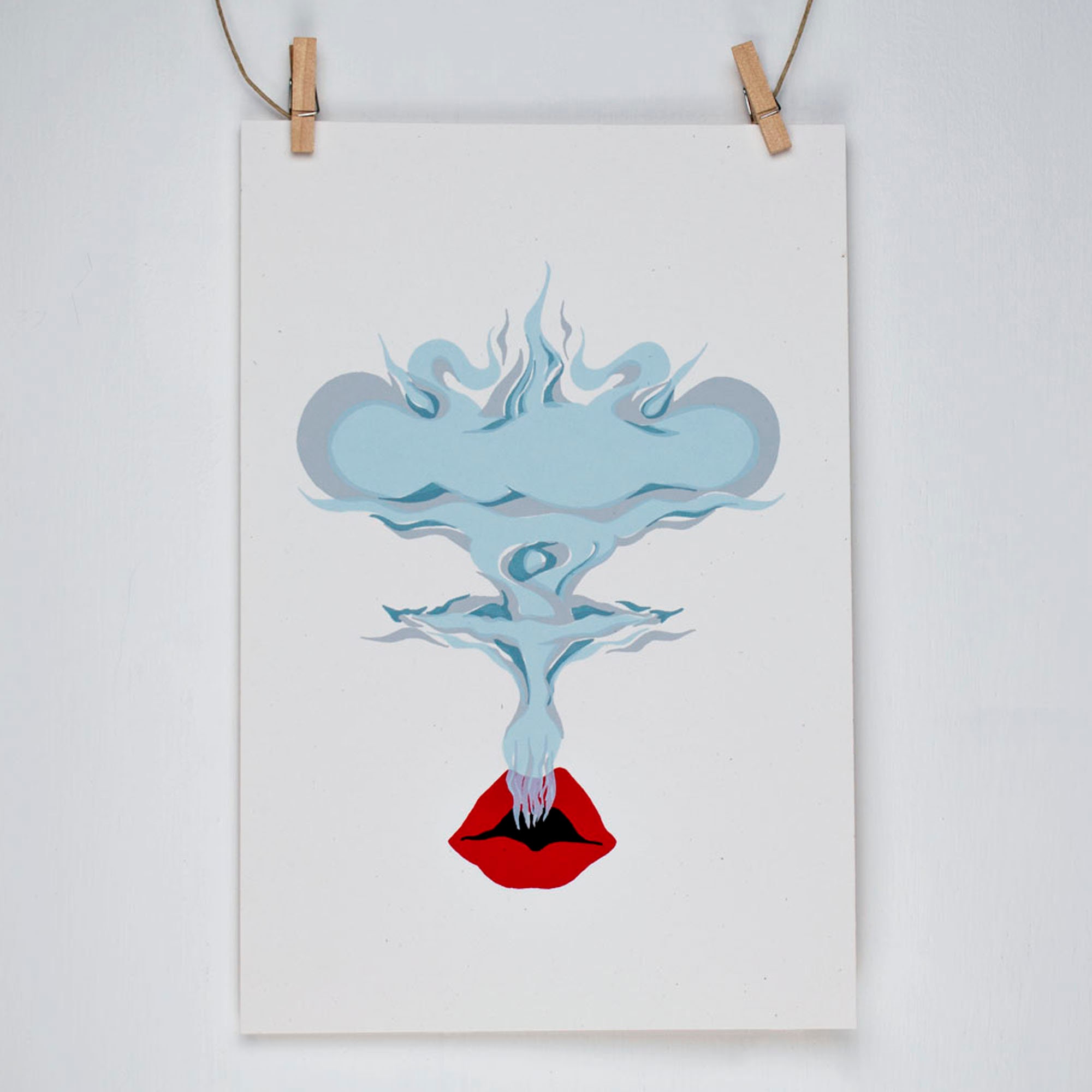 Atomic Smoke V2 Print - Etsy