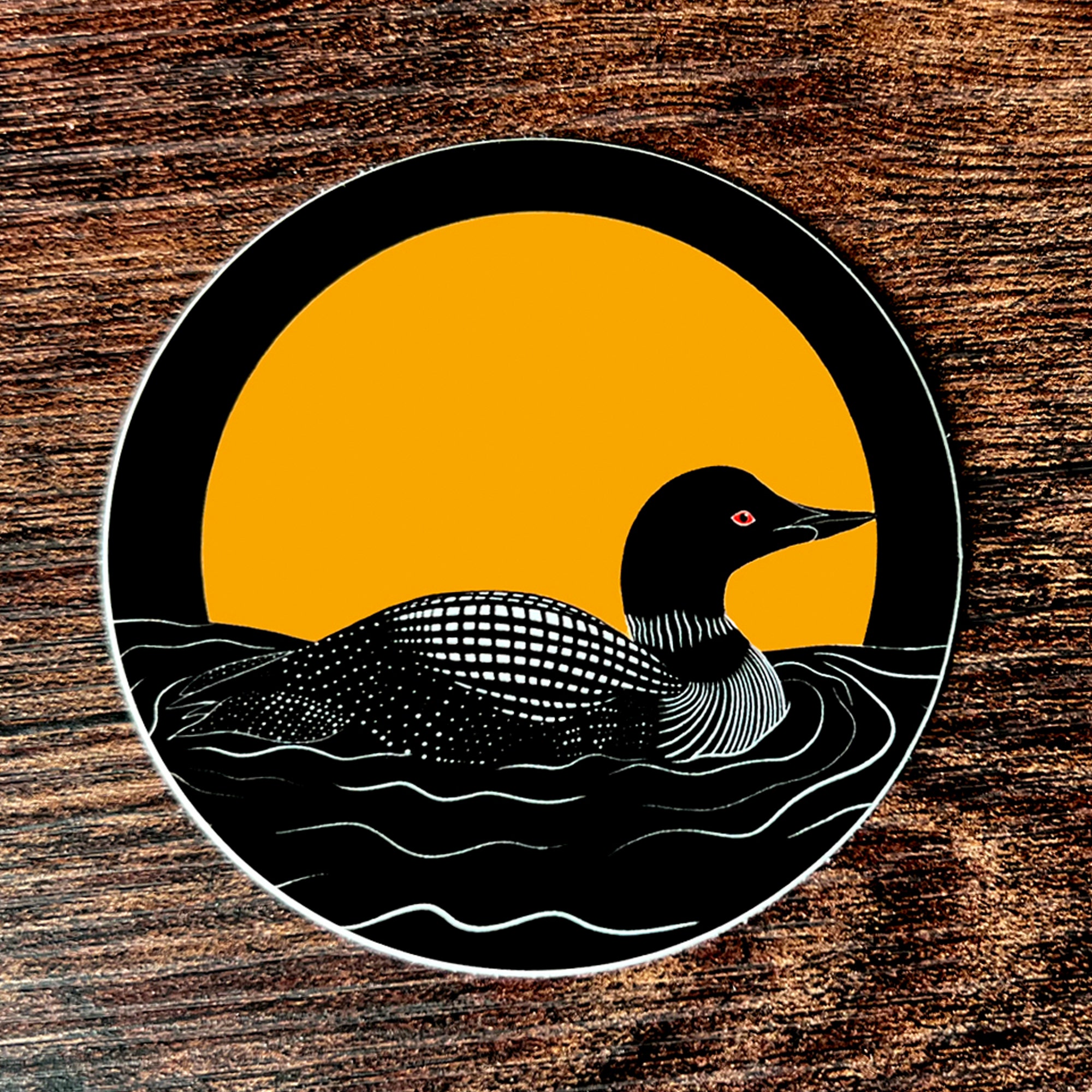 Night Loon - Vinyl Sticker - Etsy