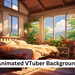 Vtuber Bedroom Animated Background: Anime Style Virtual Background for ...