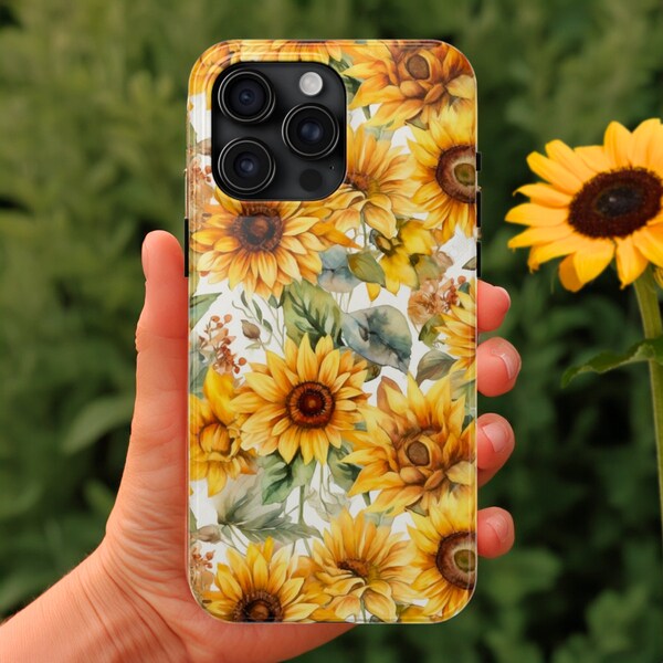 Sunflower Phone Case - Etsy