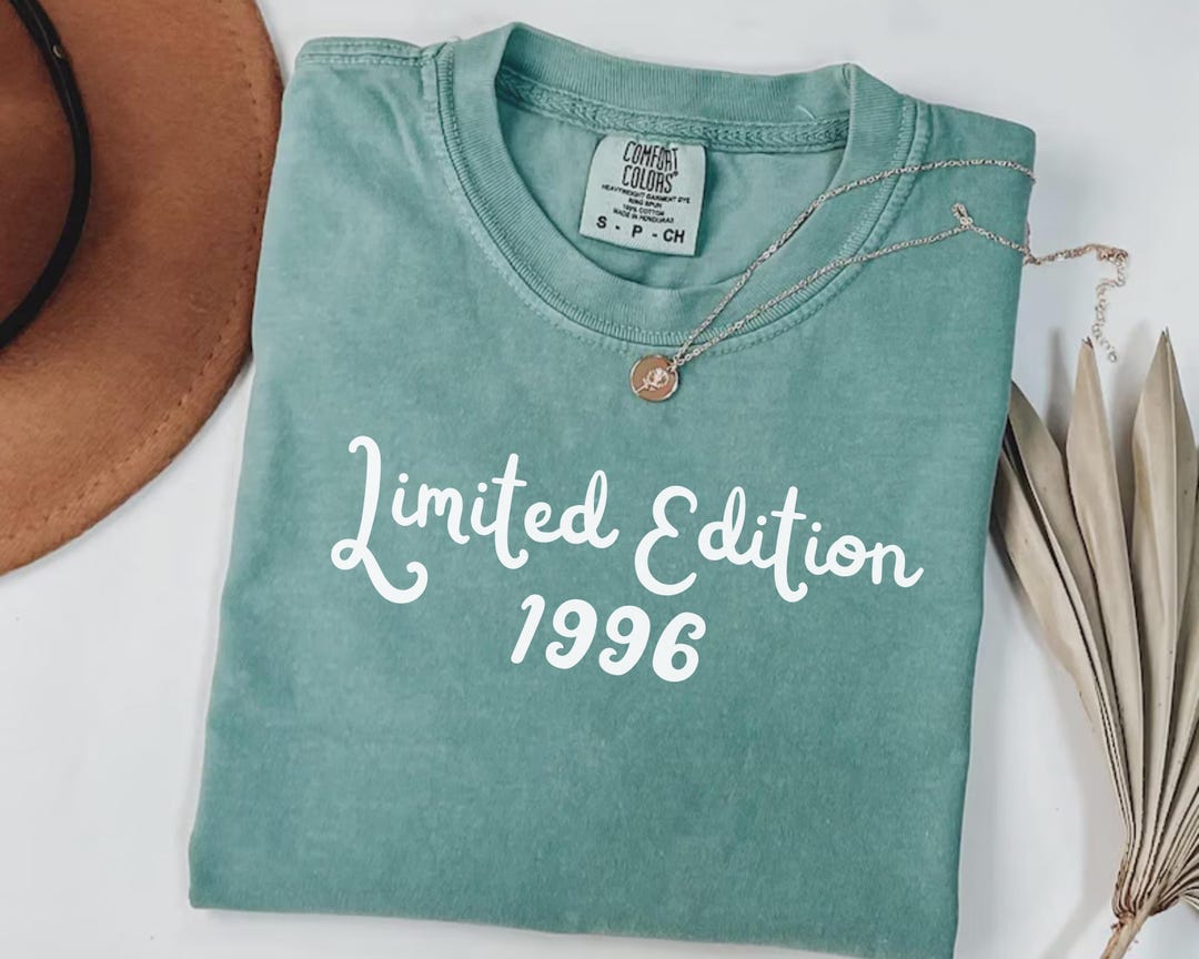Comfort Colors 1996 Birthday Shirt, Vintage 30th Gift - Etsy