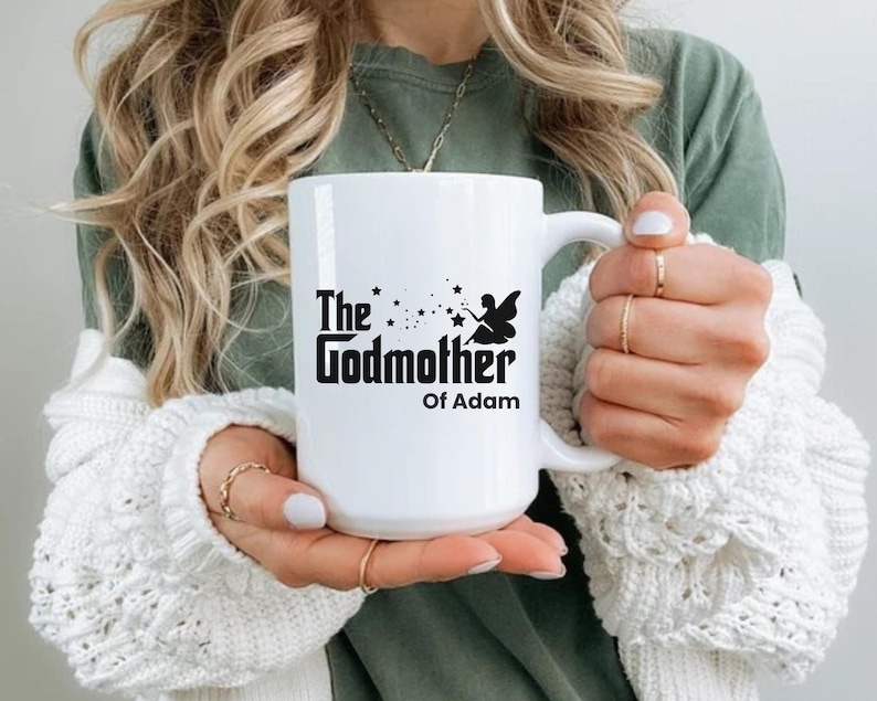 Personalized Fairy Godmother Mug, Custom Godchild Gift - Etsy