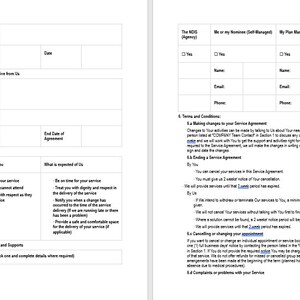 Disability Service Agreement - Etsy Australia