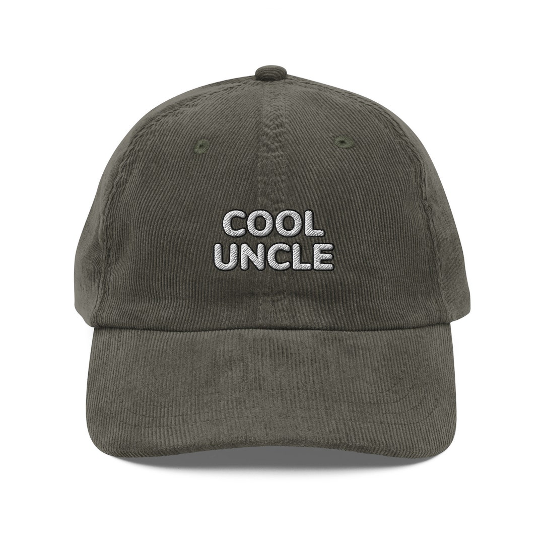 Cool Uncle - Embroidered Vintage Corduroy Cap - Etsy
