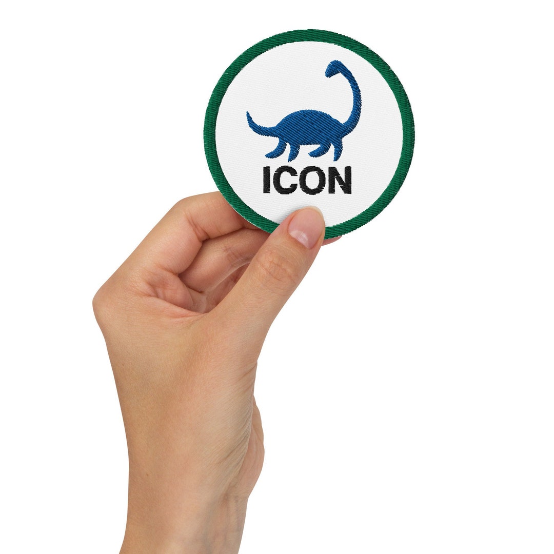Loch Ness Icon - Embroidered Circular Patch - Etsy