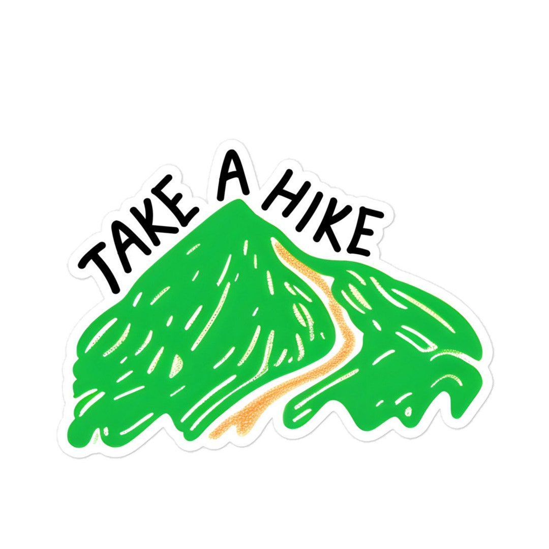 Take a Hike - Die Cut Sticker - Etsy