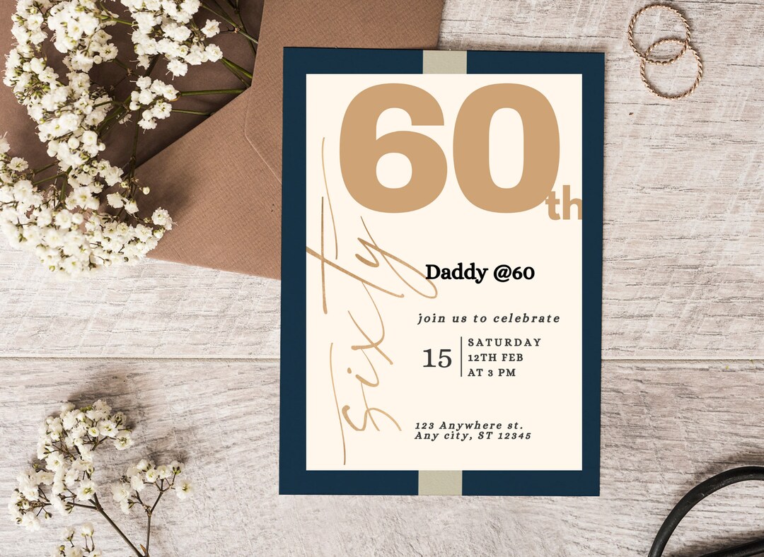 Gold Birthday Invitation| Gold Confetti Invitation| Birthday Invite ...