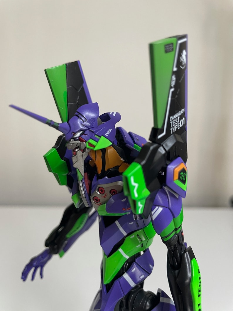 RG 1/144 Evangelion Unit 01 With G-rework Decals (painted and Detailed ...