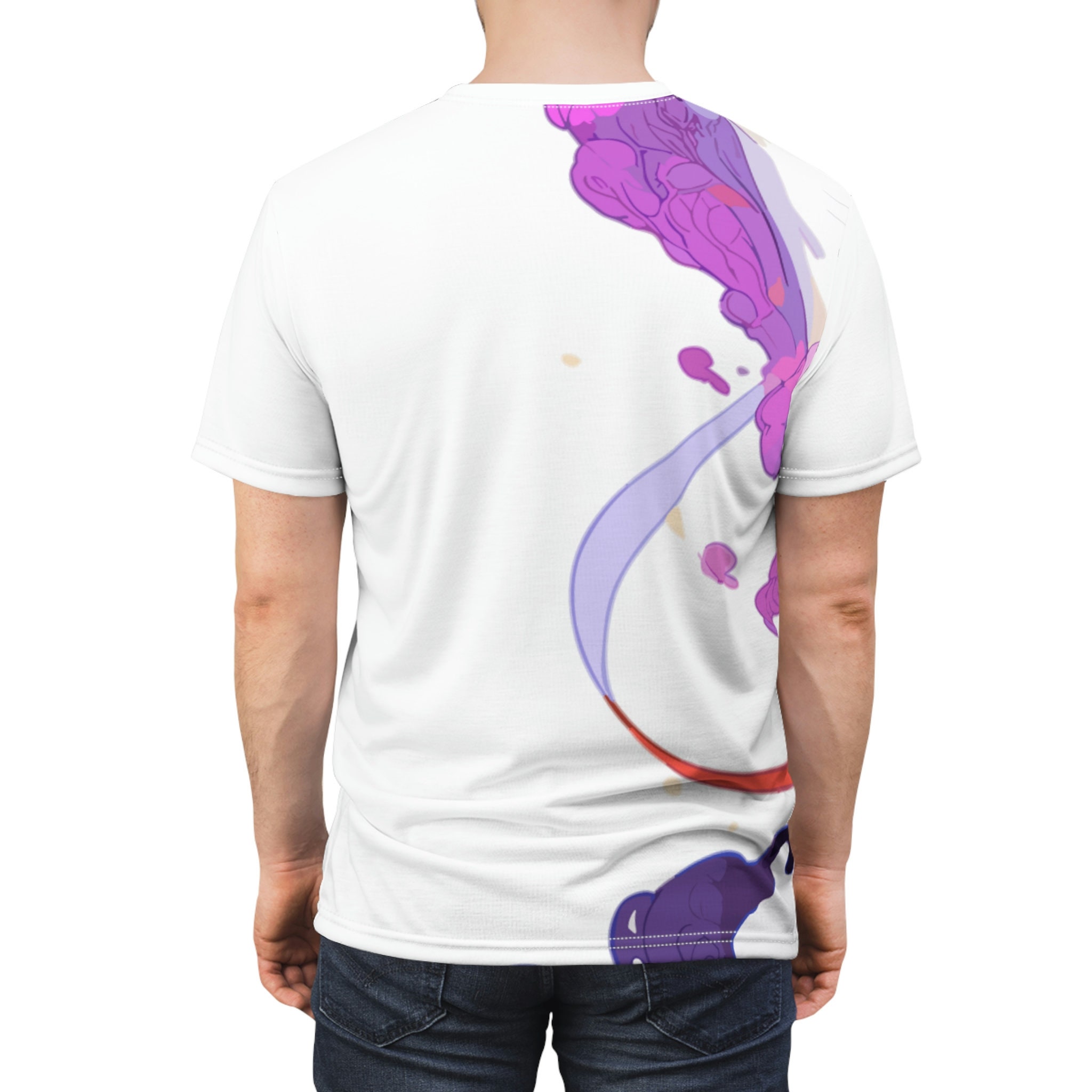 Oriental Dragon All-over-print T-shirt Vibrant Manga Style Unisex Asian ...