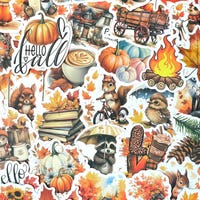 Autumn Sticker Sheet, Planner Stickers, Pumpkin Stickers, Bullet ...