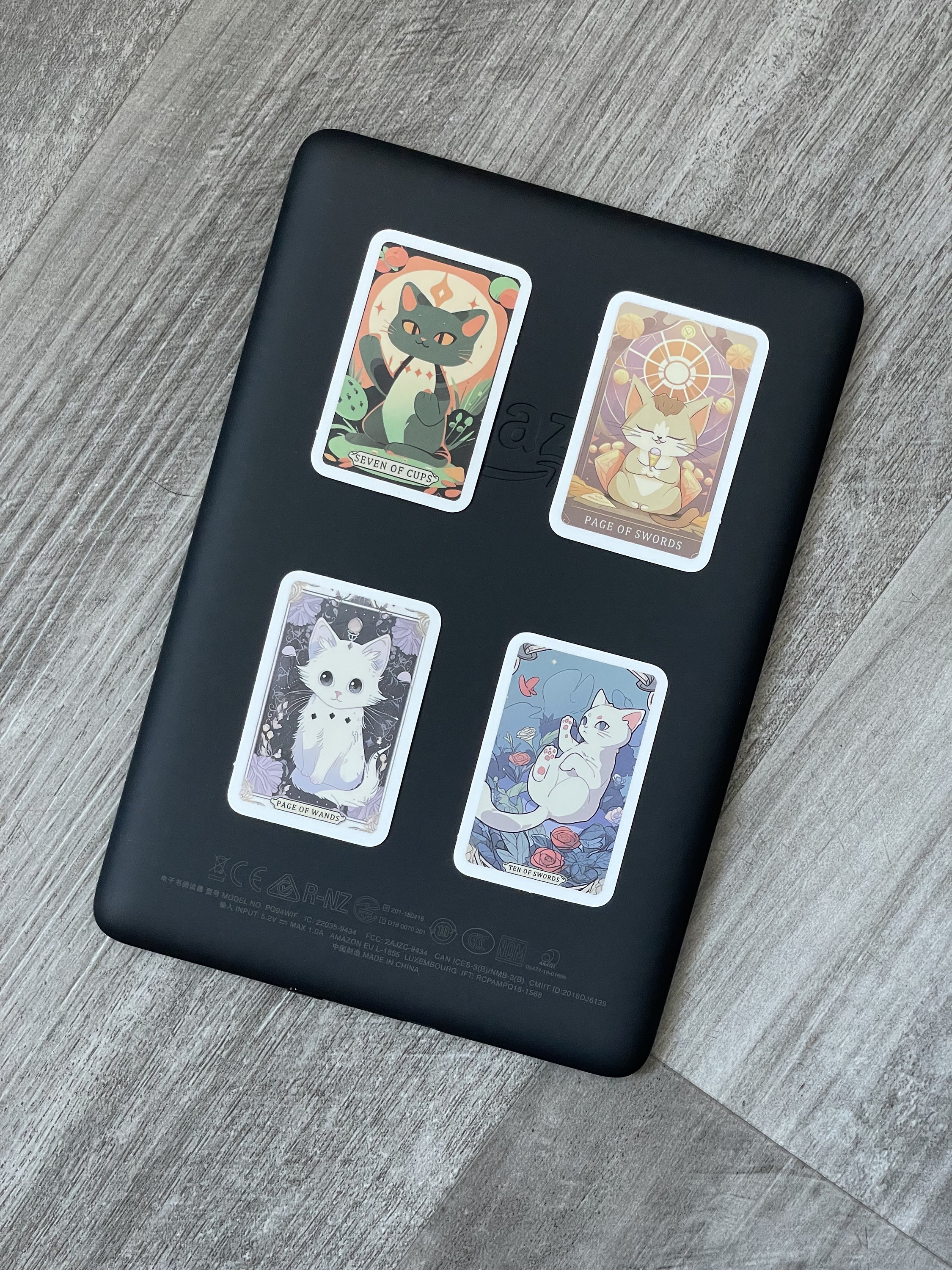 10-78 Pack Cute Cat Tarot Stickers Pink Tarot Card Deck - Etsy