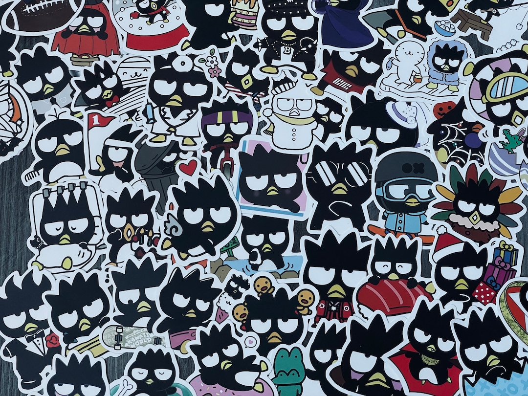 10-40 Pack Badtz-maru Stickers, Kawaii Stickers, Sanrio Inspired, Hello ...