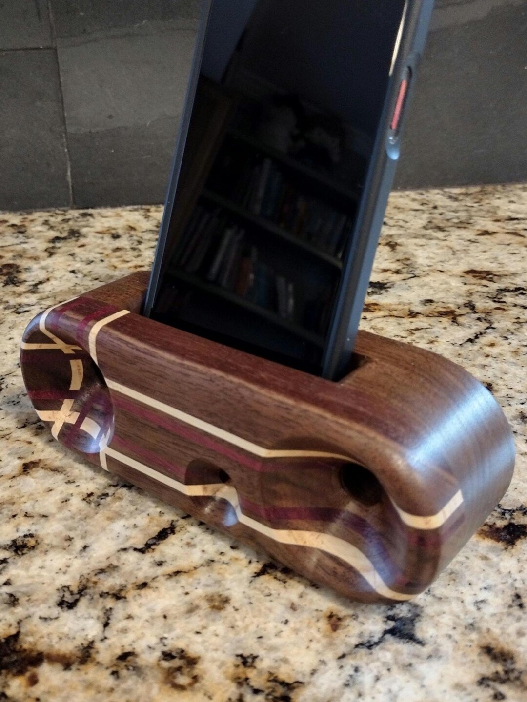 Walnut Passive Phone Speaker | Eco-friendly Sound Amplifier | No ...