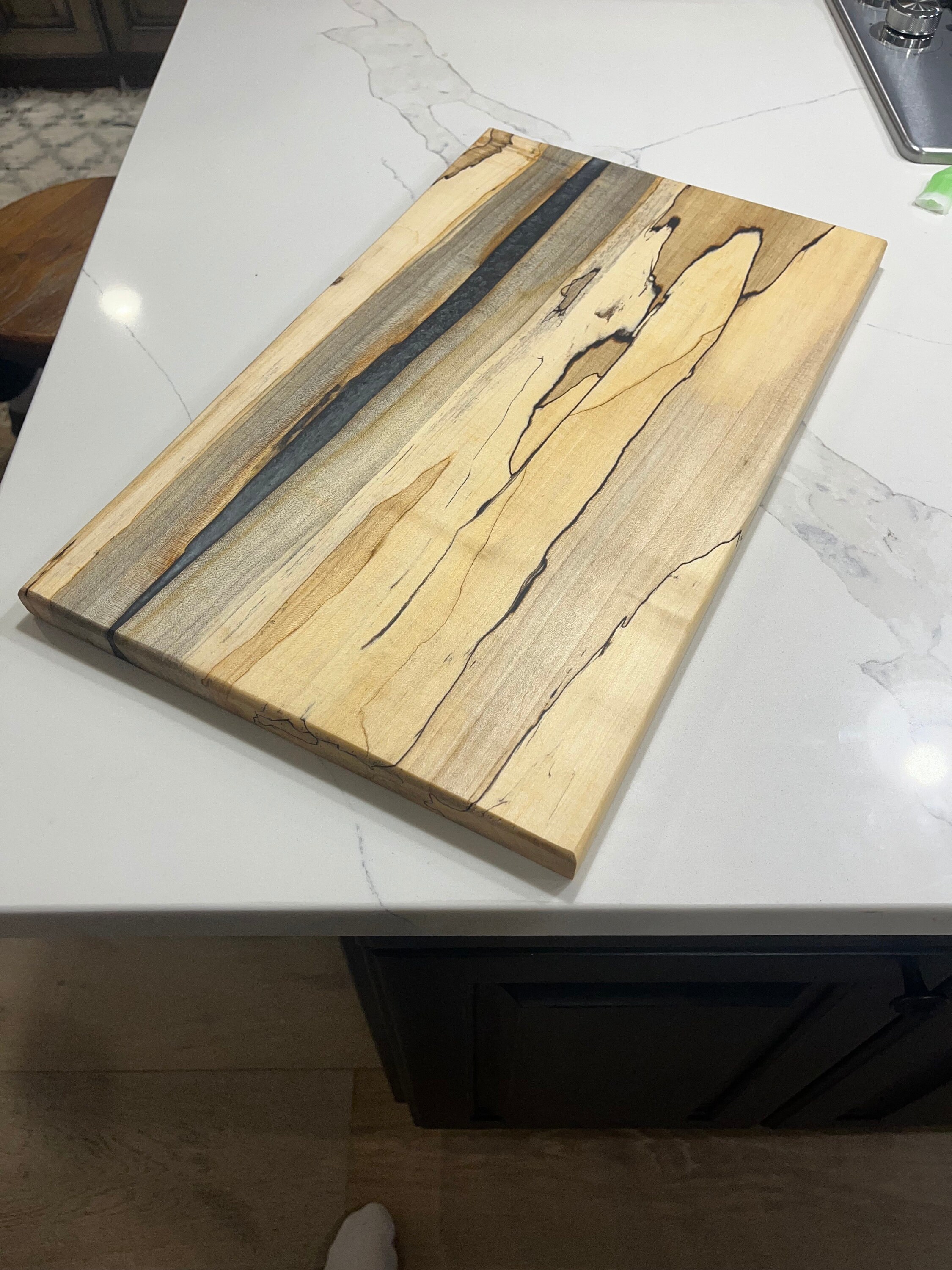 Spalted Maple Epoxy River Board, Charcuterie Boards, Personalized Resin ...