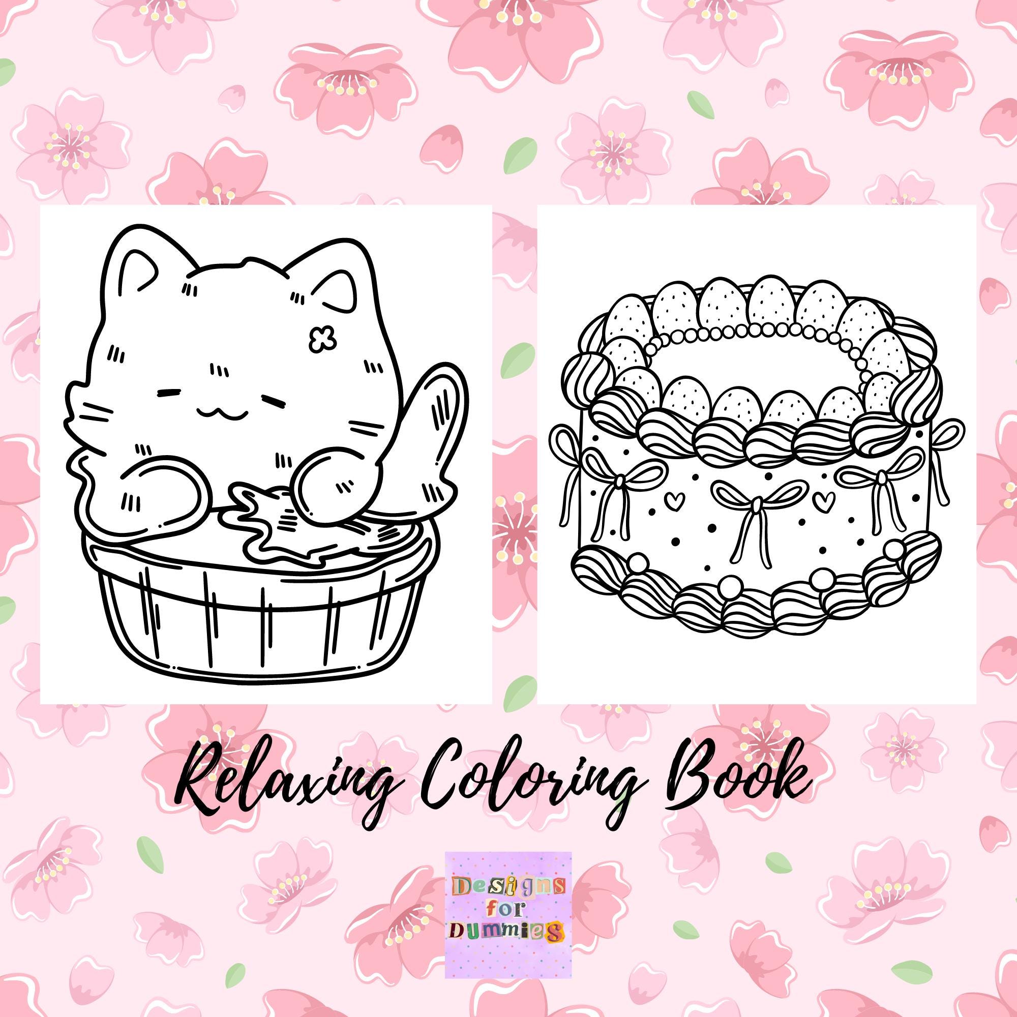 Coquette Coloring Book , 6 Coloring Pages PDF File - Etsy