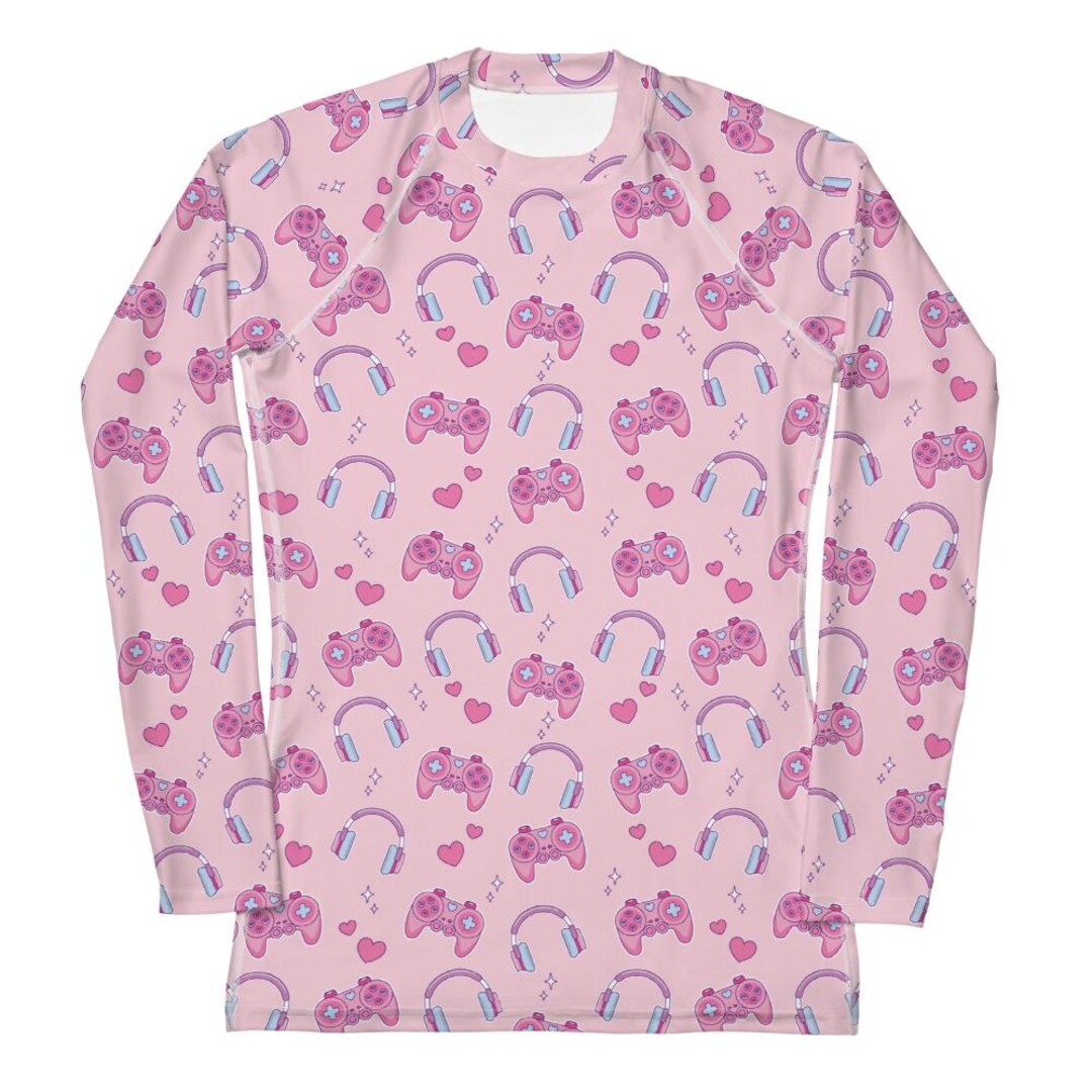 Gamer Girl Kawaii Rash Guard - Etsy