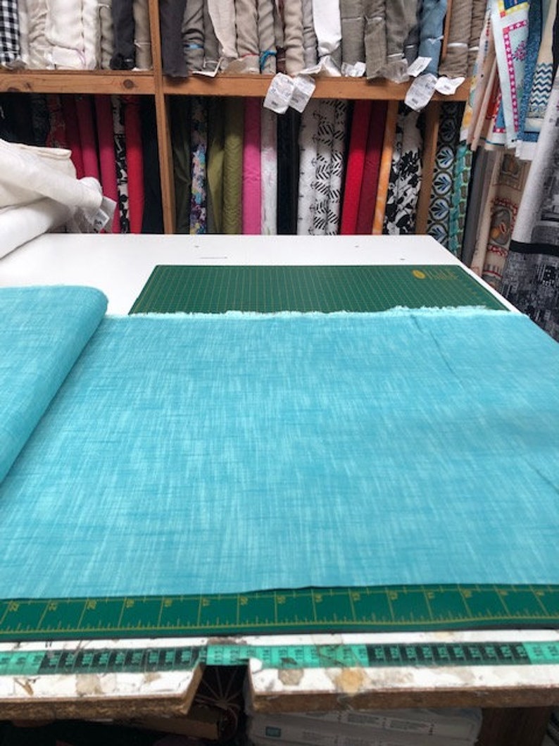 Robert Kaufman Design Fabric Manchester Aqua - Etsy