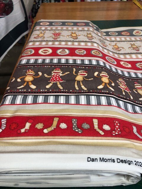 Dan Morris Design Fabric Monkey Biz - Etsy