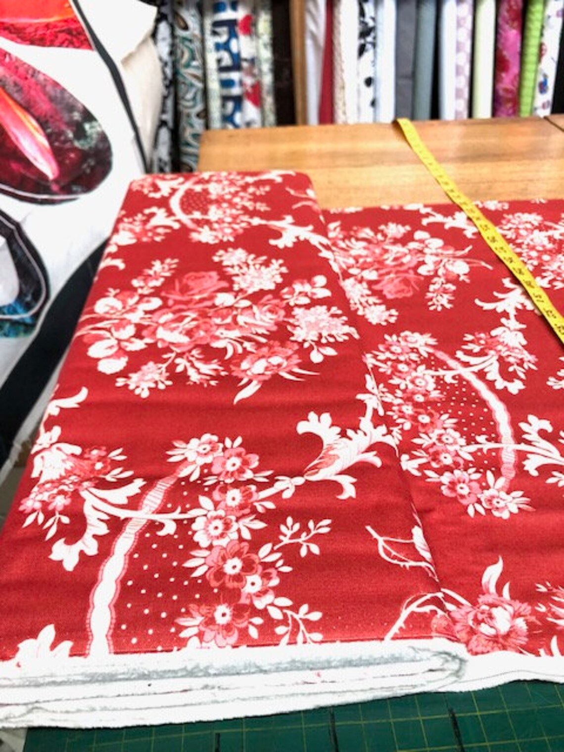 Verna Mosquera Fabric Rose Toile - Etsy