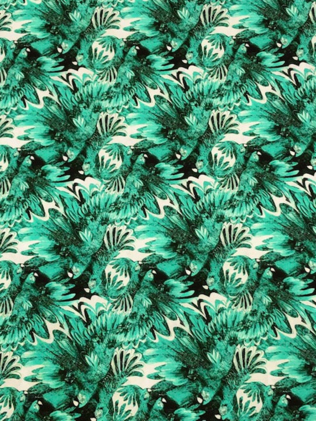 Kennard and Kennard De Gillet Cox Design Fabric Parrot Pandemonium - Etsy