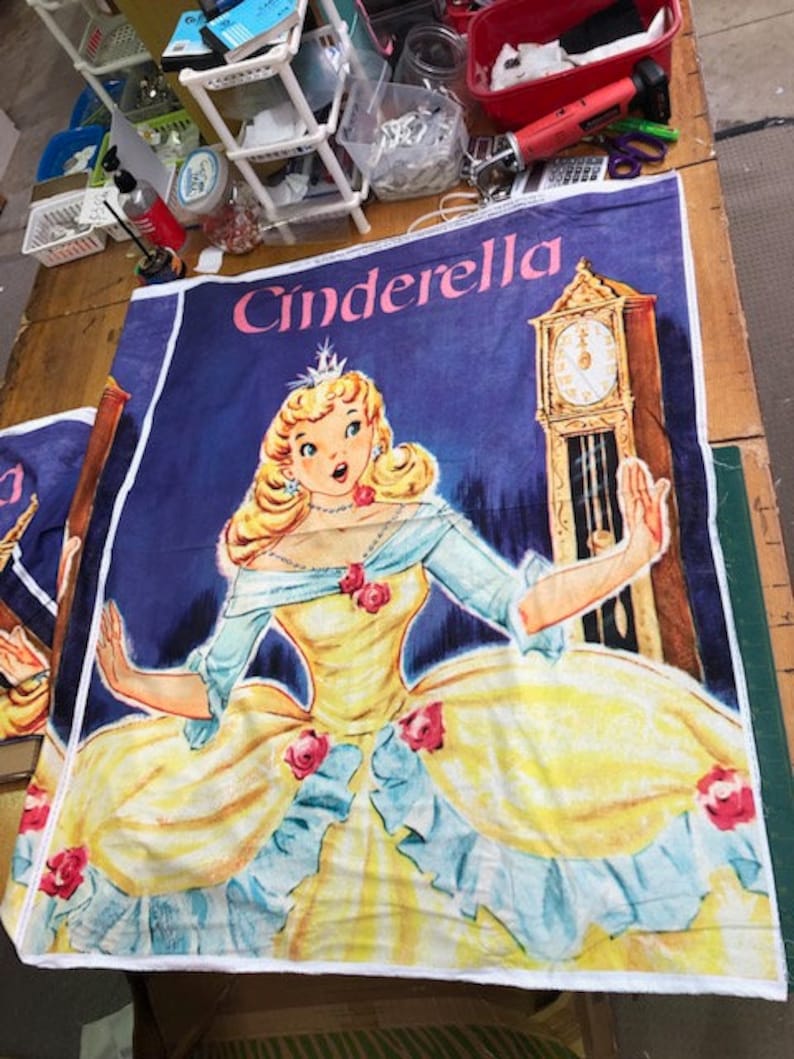 Cinderella Fabric Panel - Etsy