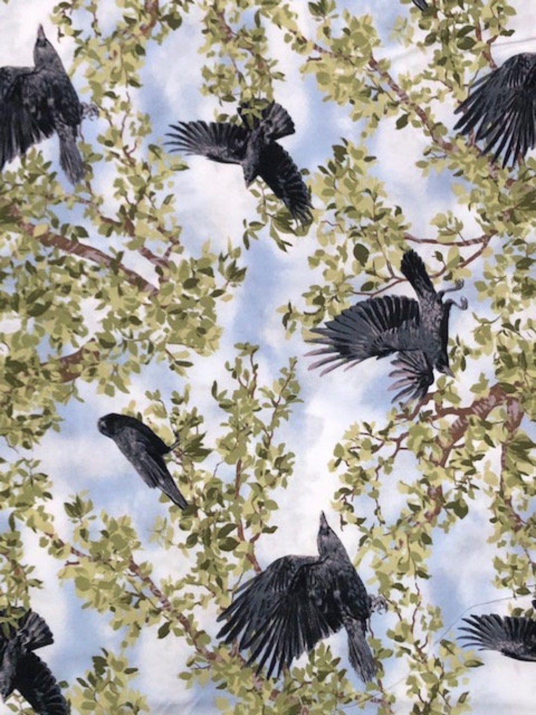 Fabri-quilt Design Studio Fabric Born Free Raven - Etsy