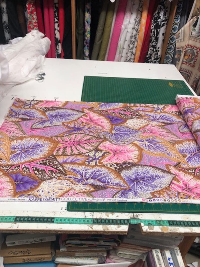 Kaffe Fassett Fabric Caladiums - Etsy