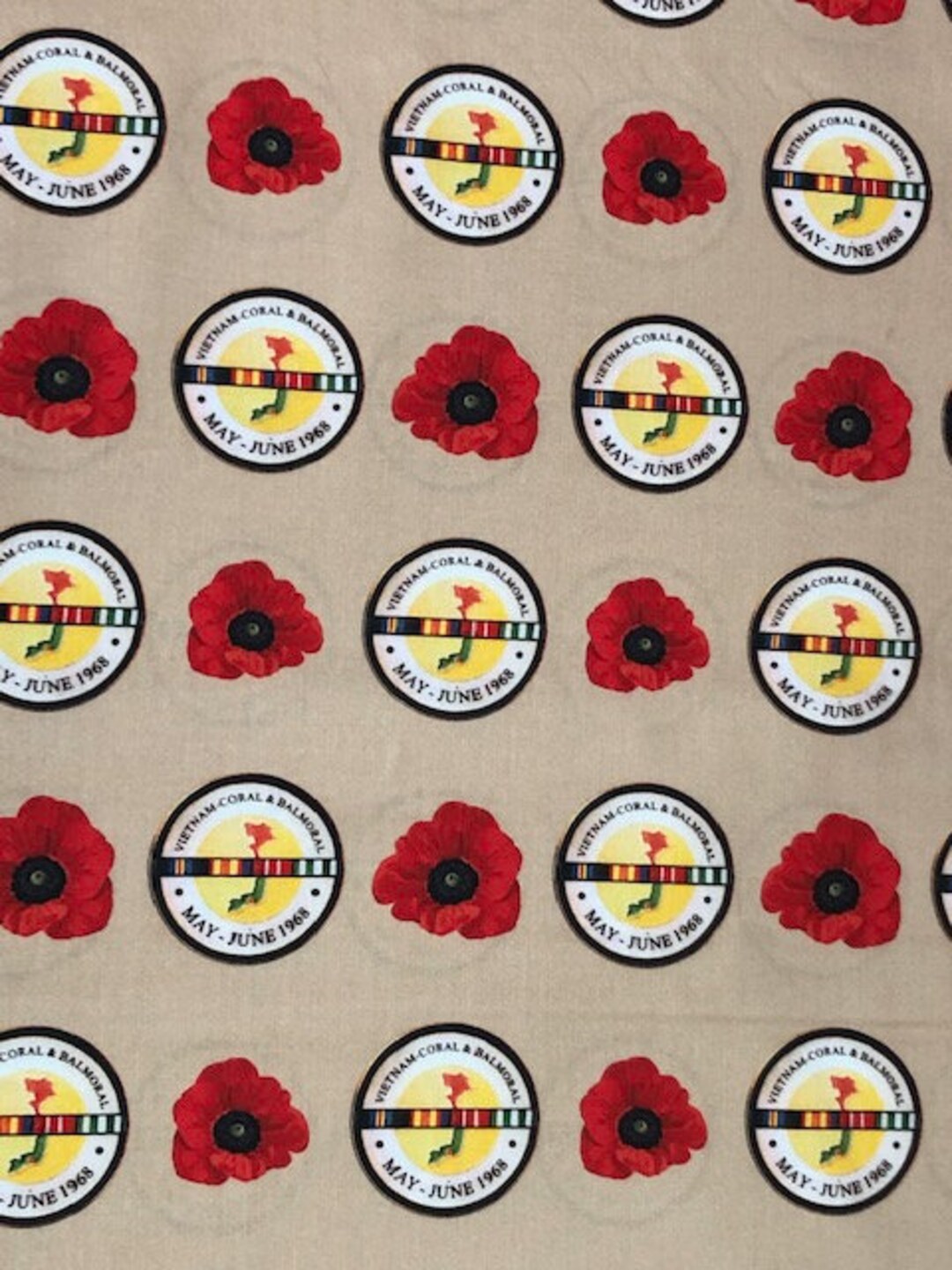Kennard and Kennard Design Fabric Remembering Vietnam - Etsy