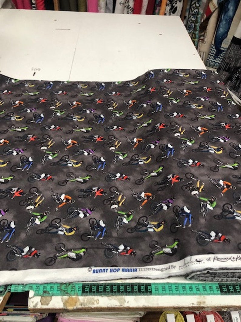 Bunny Hop Mania by Milvale Design Studio Fabric for Kennard and Kennard ...