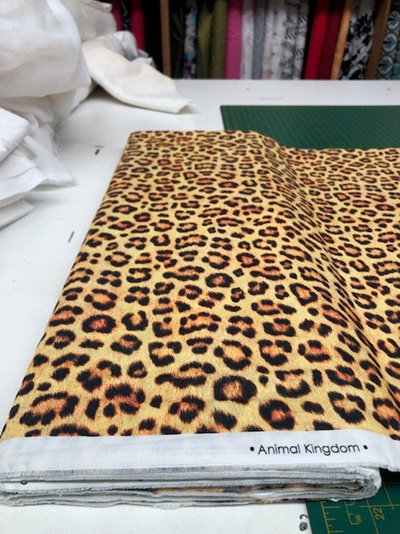 Studio RK Design Fabric for Robert Kaufman Animal Kingdom Leopard Print ...