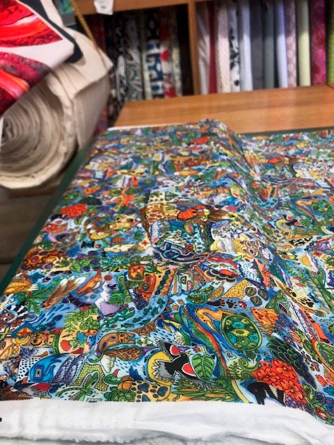 Sue Coccia Design Fabric Animal Spirits - Etsy